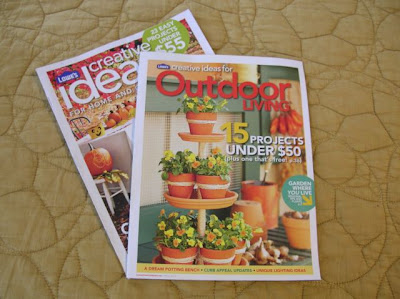 ORDINARY MOMMY DESIGN: Lowe's Creative Ideas Magazines.
