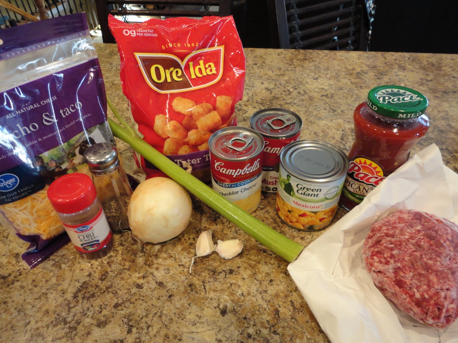 Keeping up with the Kitchen Mom: Texas Tater Casserole