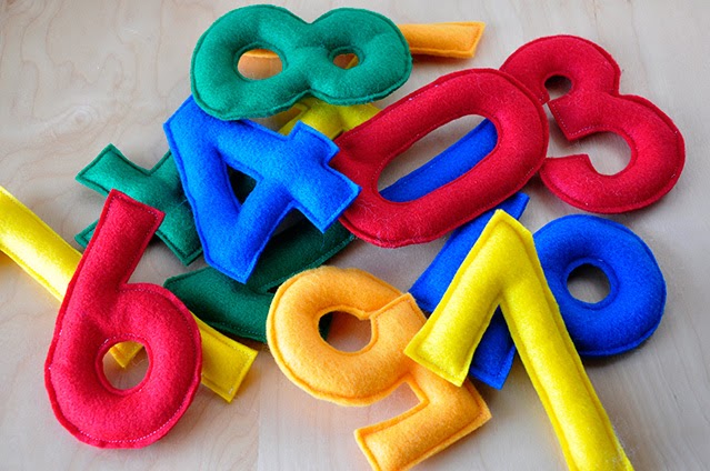 Sir Bubbadoo: Tutorial: Felt Numbers