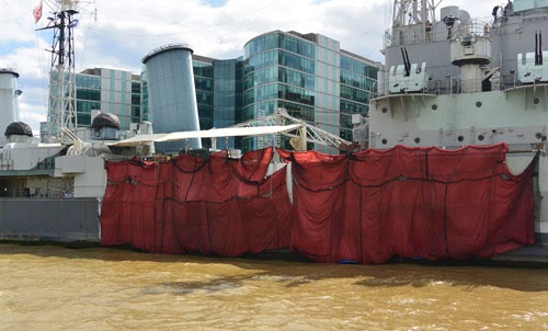 HMS Belfast River Thames London - Britain All Over Travel Guide