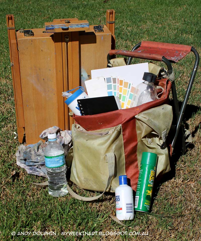 My Week in Art: Afternoon breaker - plein air seascape in oil