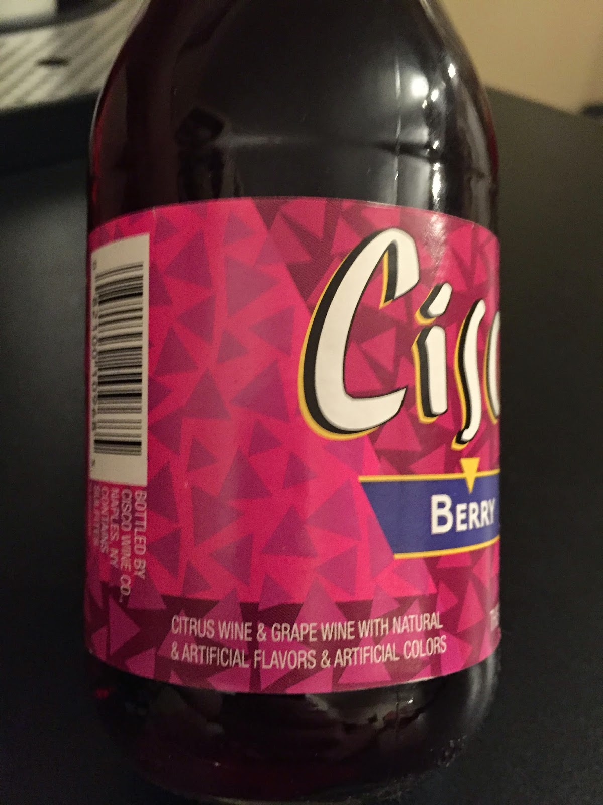 Bum Wine Of The Week - Cisco Berry - 2/8/15