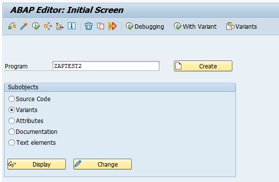 How To Default Variant In Sap 