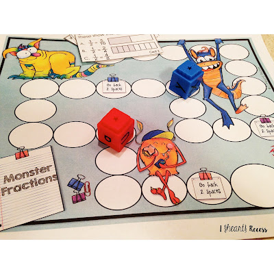 2 For Tuesday: Fraction File Folder Games - I {heart} Recess