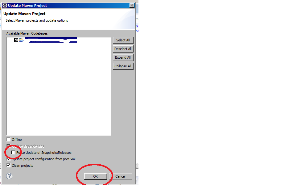 Selenium Java Help: How to do Force update snapshots / releases maven ... Selenium Java Help: How to do Force update snapshots / releases maven ...