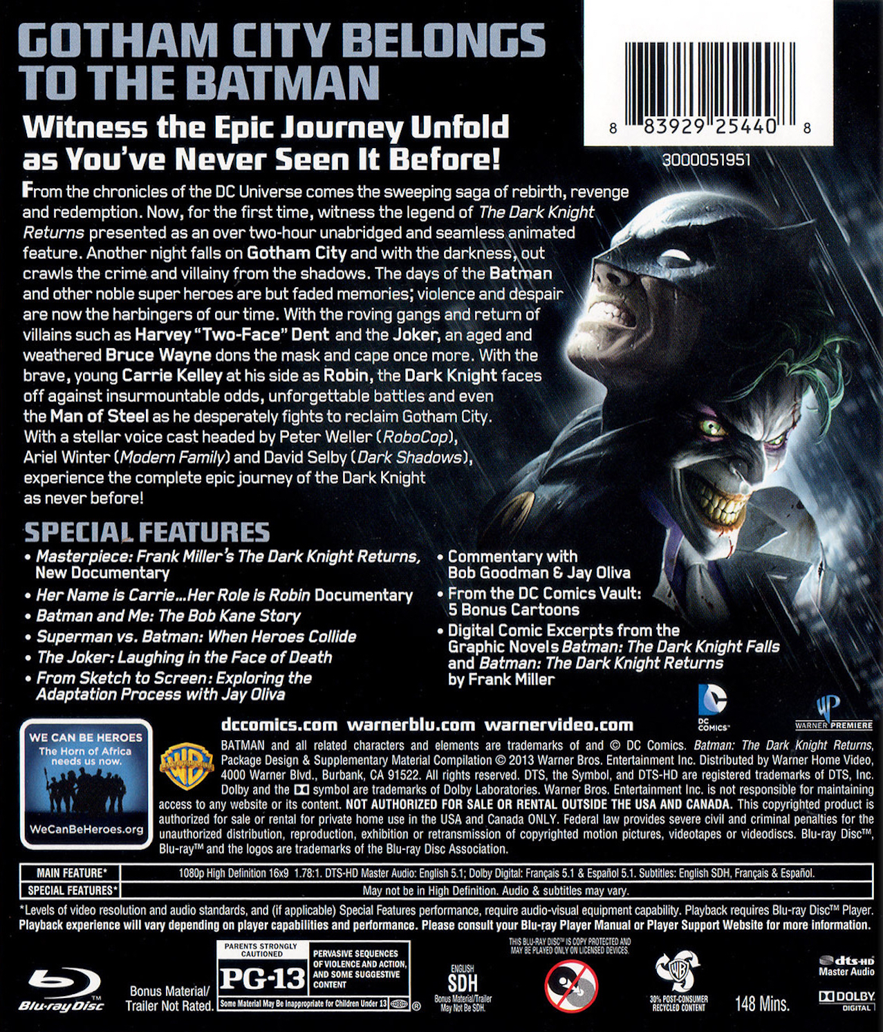 blu-ray and dvd covers: MARVEL / DC CINEMATIC UNIVERSE BLU-RAYS