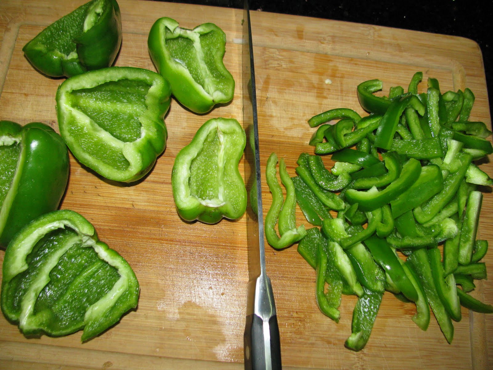 Food Slice: Capsicum Fry/ Bell pepper curry