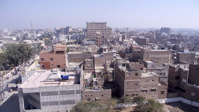 Sukkur city of Sindh province of Pakistan