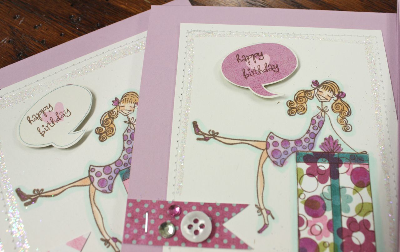 Mish Mash: girly birthday cards