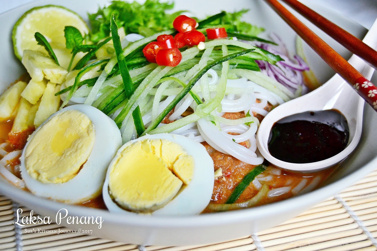Laksa Penang Tersangat Sedap ~ Swesia's Journey