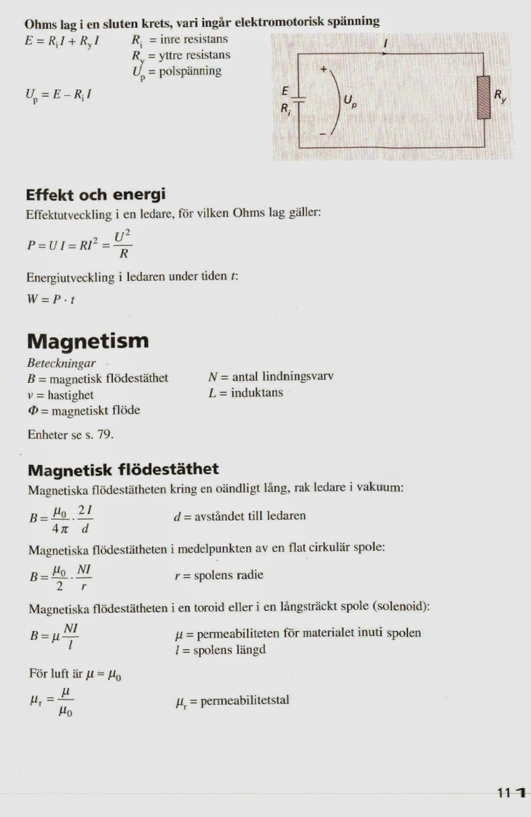 Max Skolblogg: fysik: formelsamling