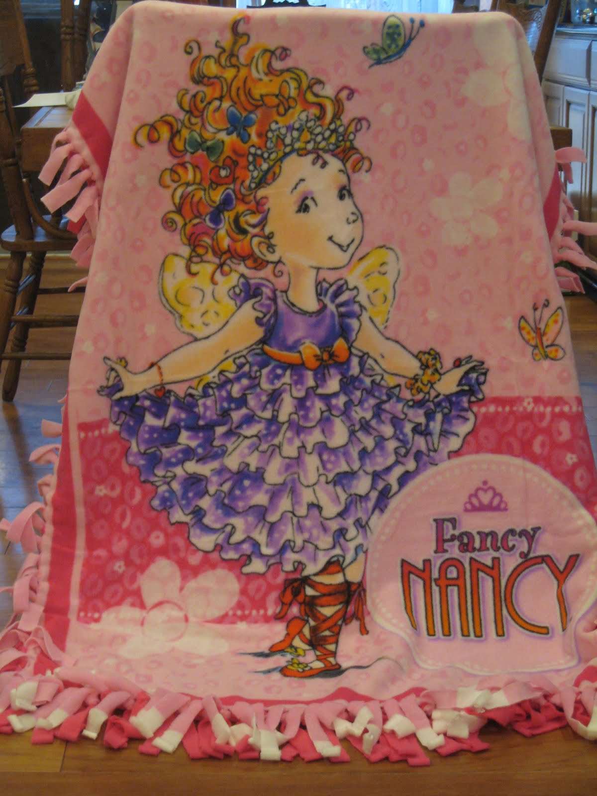 stitchin' girl: Fancy Nancy Blanket