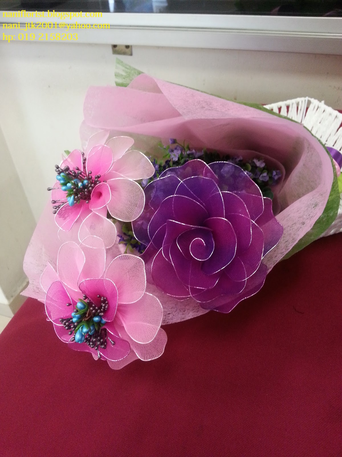 Nani Florist: PELBAGAI GUBAHAN BUNGA STOKIN,KEMBOJA,ROSES DAN KEKWA