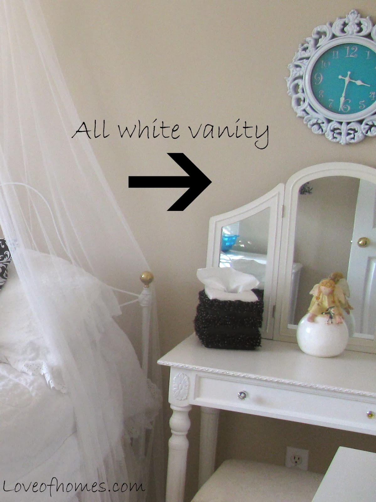 LOVE OF HOMES: Vanity Makeover...