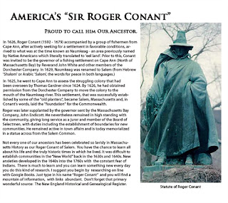 The History Girl: Roger Conant and the Salem Dream Connection