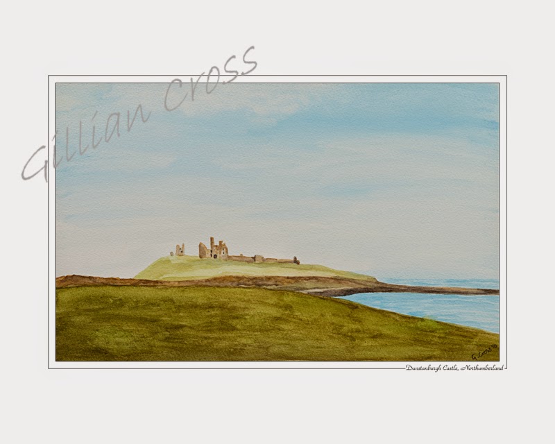 Arty Things and Musings: Watercolour ~ Dunstanburgh Castle