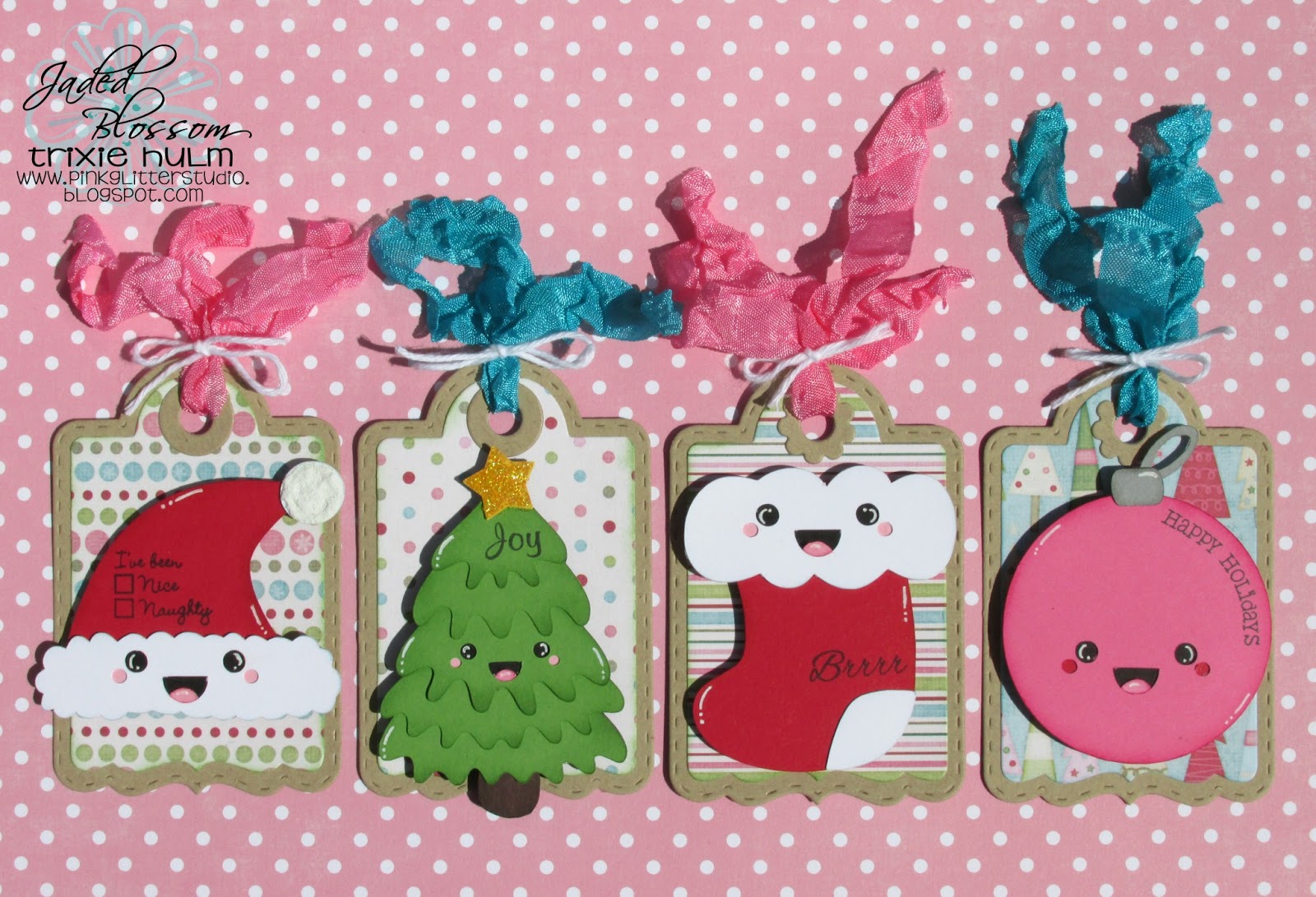 Pink Glitter Studio: Treat Tag Gift Box