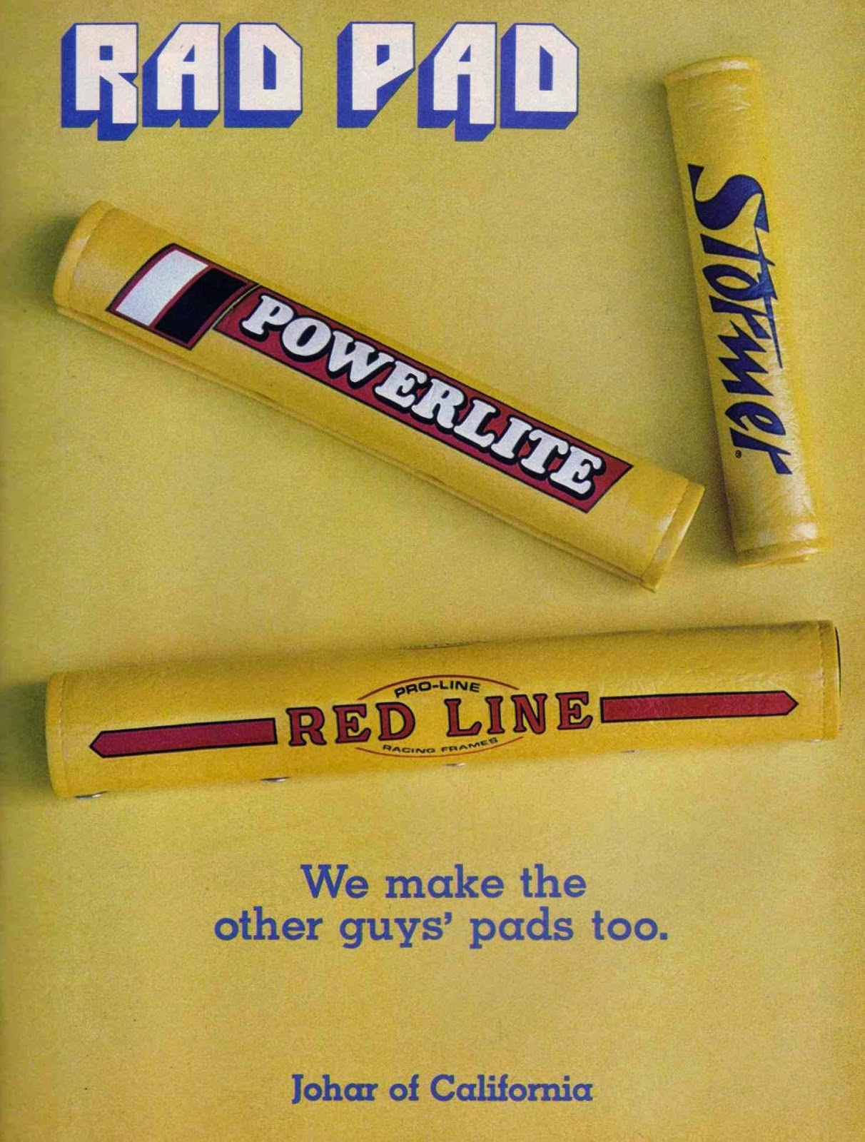 Johar of California Rad Pad Pads