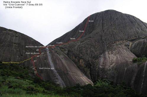 Recanto Pedra Riscada: Pedra Riscada / Publicações e Escaladas