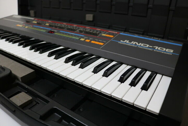 MATRIXSYNTH: Roland Juno 106 SN 472657 w/ Case