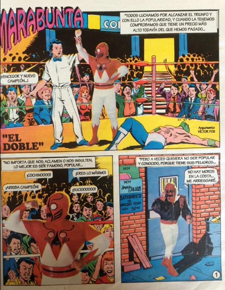 Sensacional de Luchas: - Marabunta - Comic de Lucha Libre