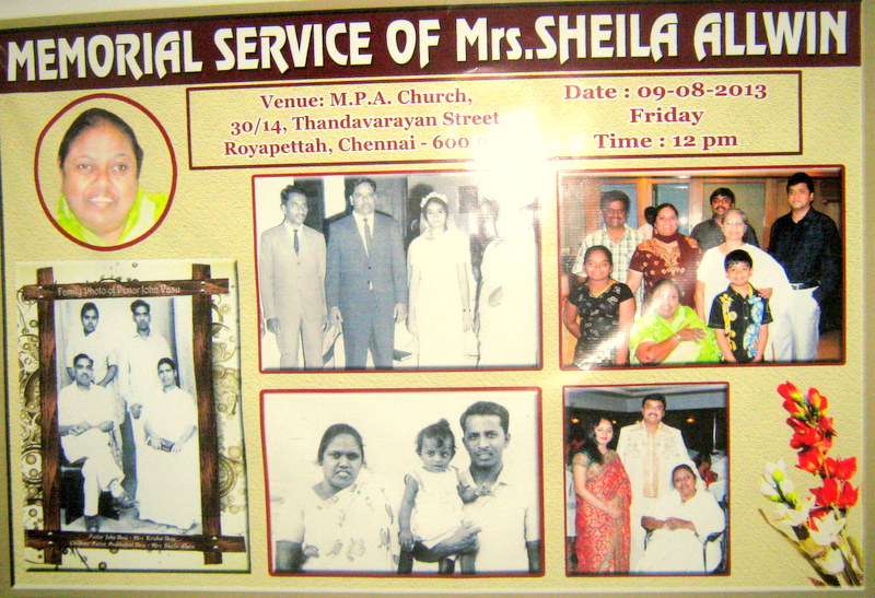 PASTOR STANLEY VASU: MEMORIAL SERVICE OF MRS.SHEILA ALLWIN HELD ON 9TH ...