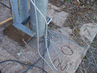 W5ZO: 160 meter "Half Sloper." with radials