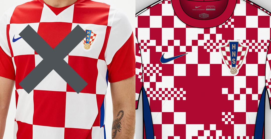 What If? Croatia EURO 2020 Kits With Nike's Alternative Design - Footy ...