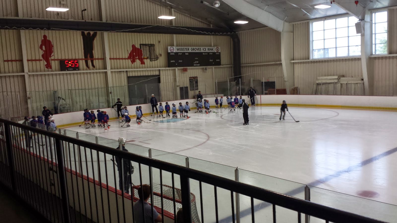 The Strausses: First St Louis Rockets 6U practice