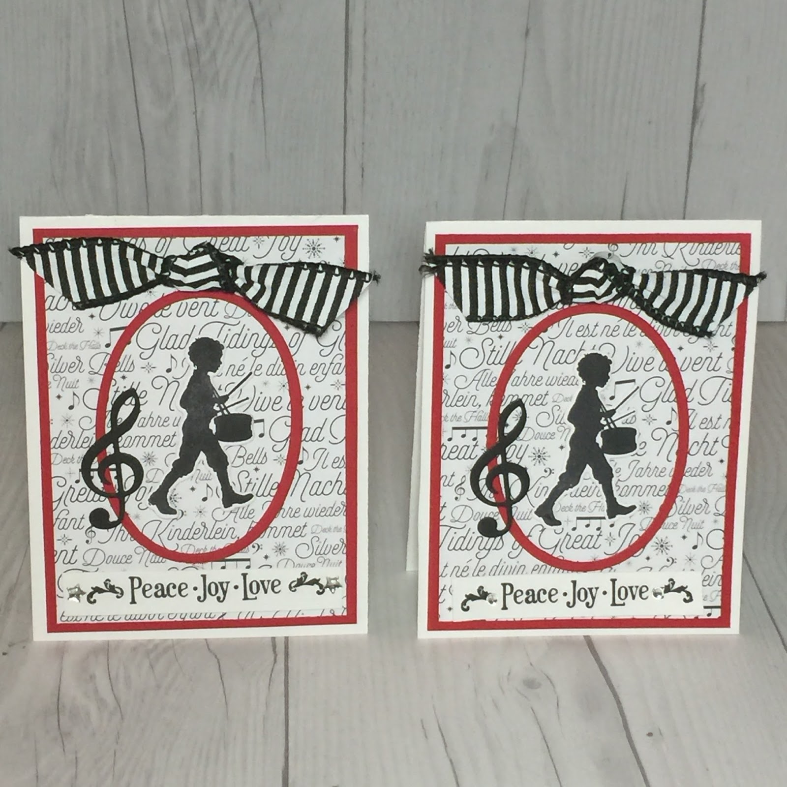 Musical Season Stamp from Stampin' Up! makes great Christmas Cards ...