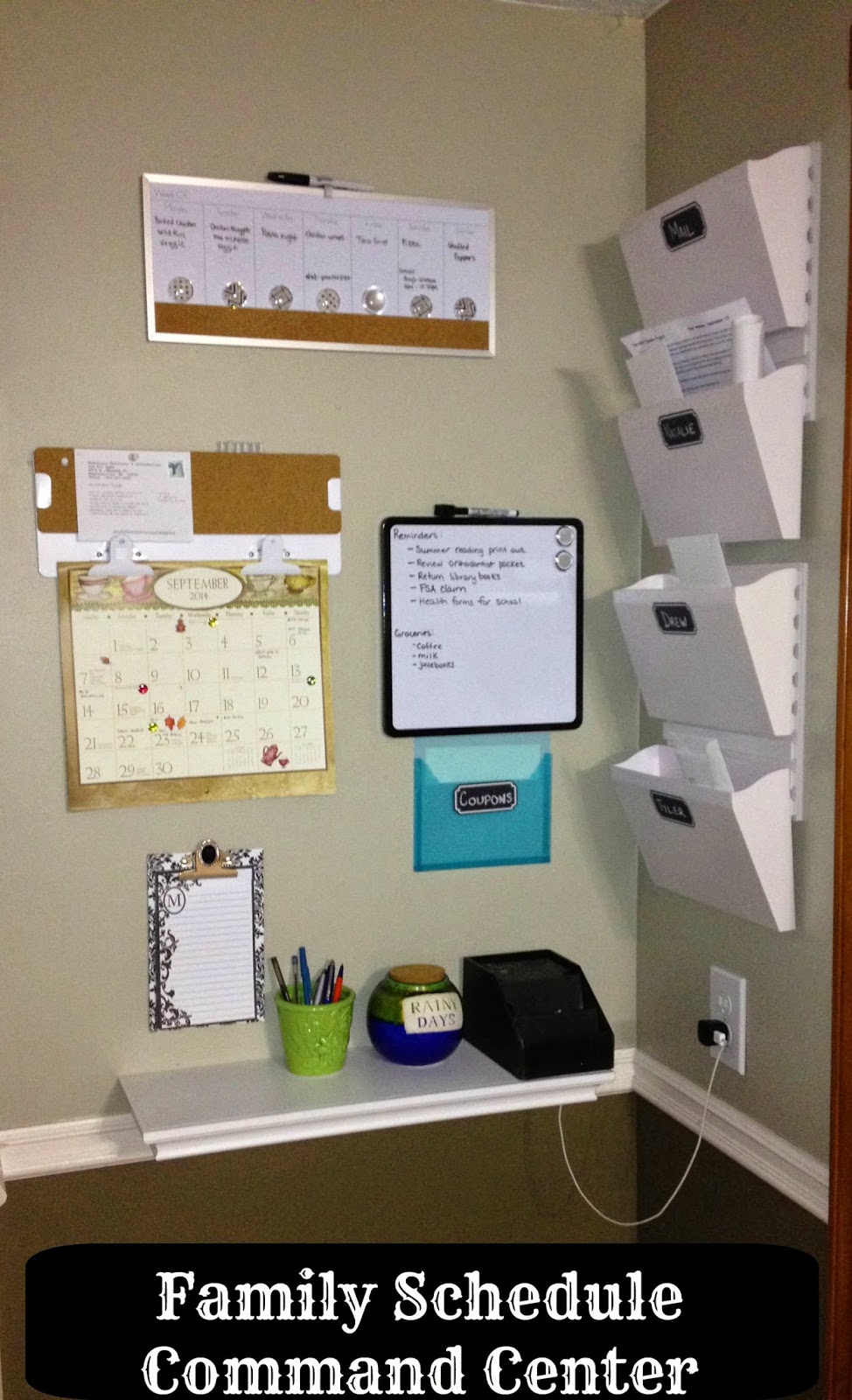 Cup of Judy: Family Schedule Command Center