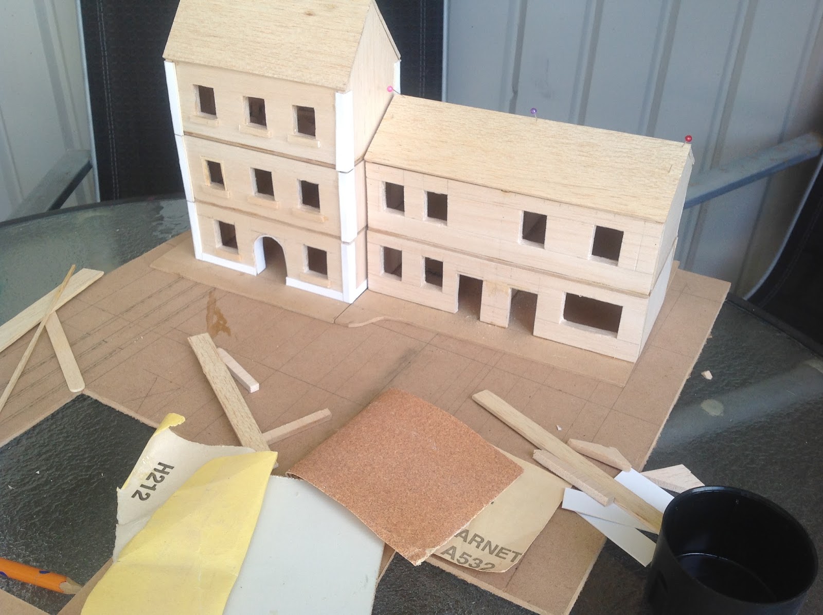 15mm paint shack: Scratch building 28mm Buildings for Bolt action ...