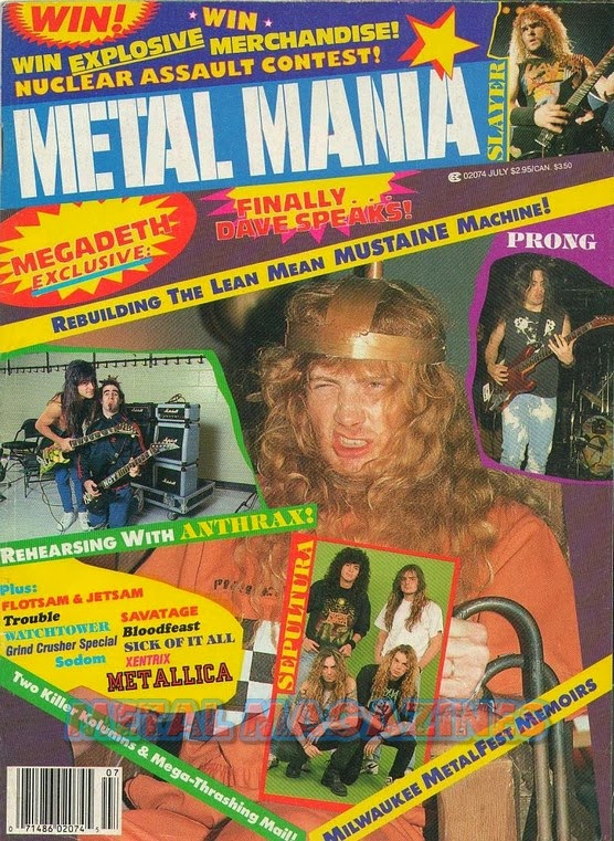 METAL MAGAZINES: METAL MANIA (USA)