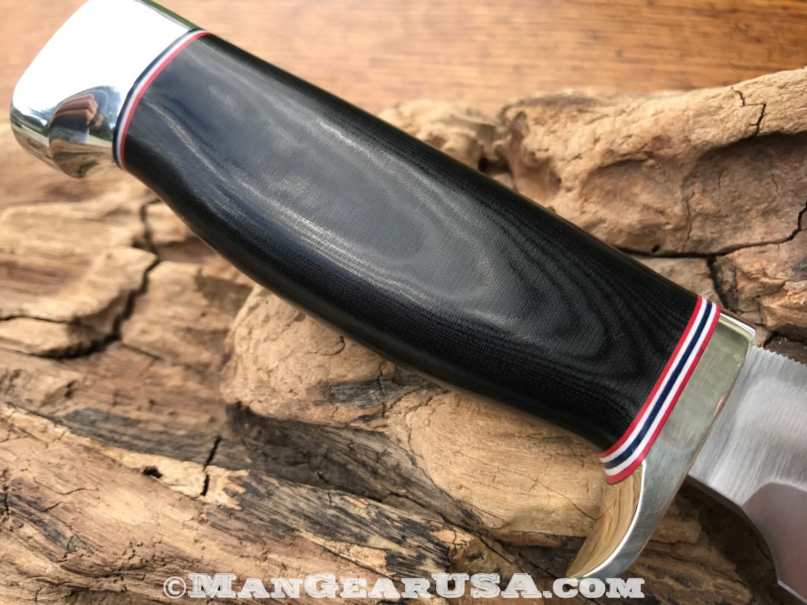 Man Gear: Randall Made Model 22 Outdoorsman Black Micarta,RWB ...