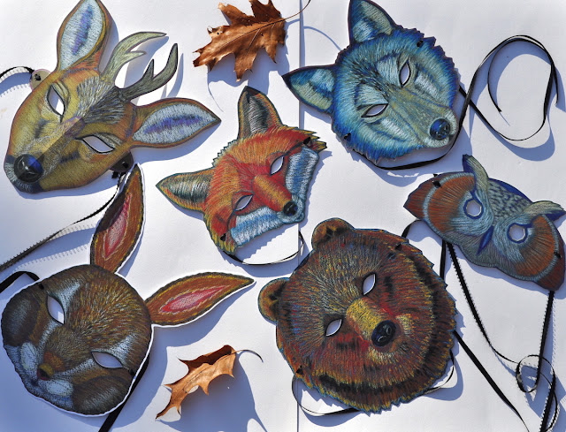 Vicki Smith Art: Top 10 Woodland Animal Masks