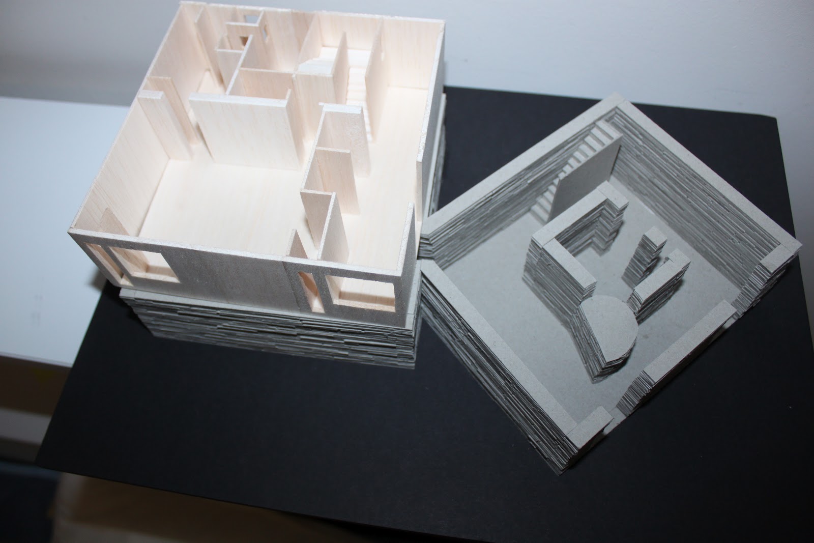 Jonathan Yip - Architectural Studies: Fisher House - Detailed Model