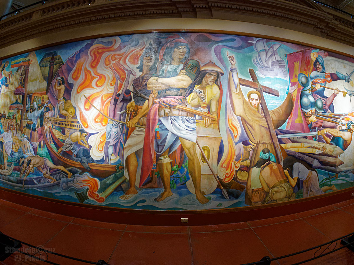 Philippinewide: 'Botong' Francisco's "History of Manila" thru my lens...