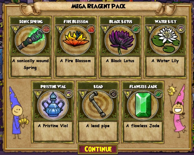 Stars of the Spiral: Wizard101 Test Realm: Craftable Pet Jewels