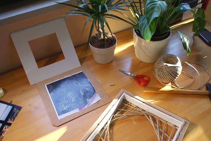 DIY WOVEN GEOMETRIC RUSTIC 3D FRAME - Francine's Place Blog