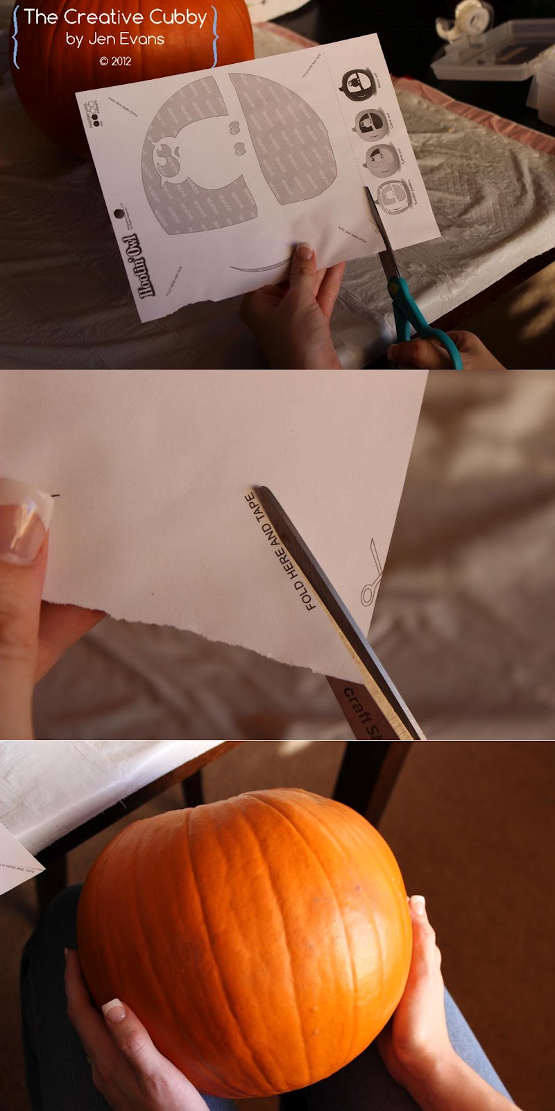 The Creative Cubby: How to Use Pumpkin Carving Templates