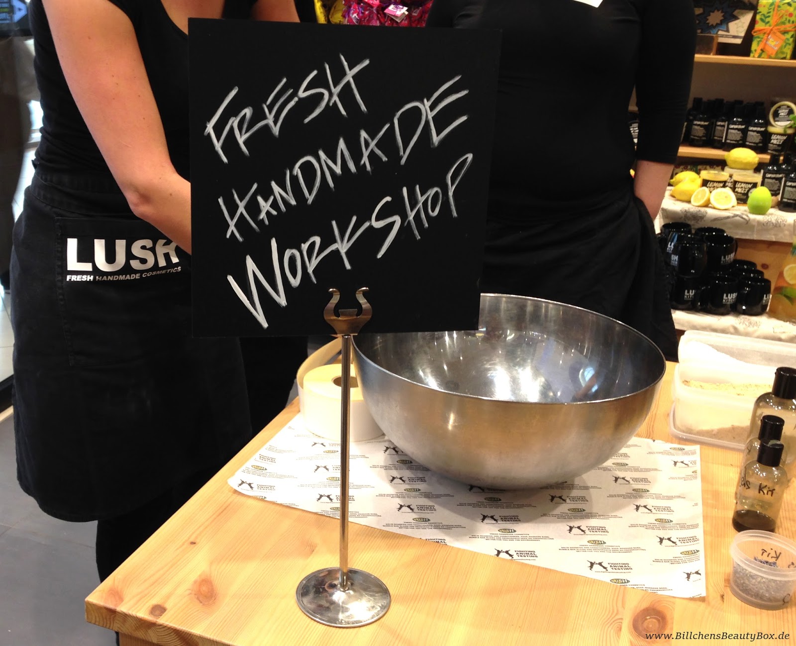 [Event] Fresh Handmade Workshop bei Lush & Gewinnspiel