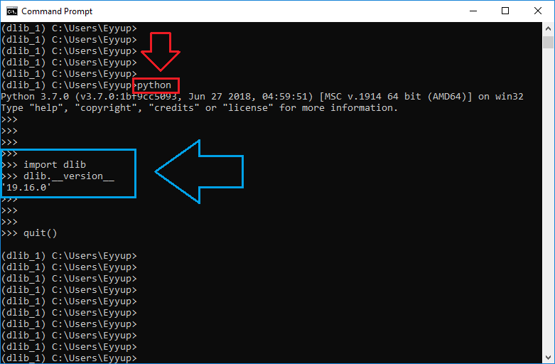 Yapay Zeka Labs Dlib Python Kütüphanesinin Windowsa Kurulumu