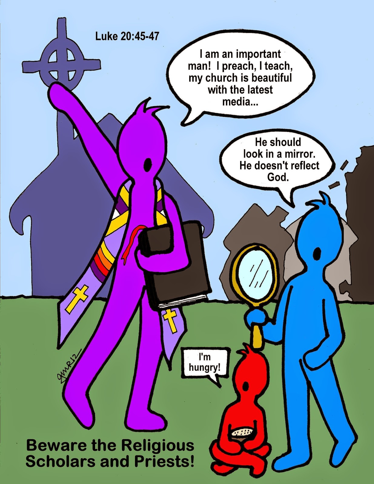 Scribbles, Scriptures, and the Spirit: GOSPEL OF LUKE: Chapter 20