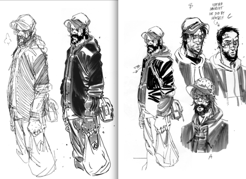 LIVE FROM THE DMZ: "Homeless Matty" Character Design, Courtesy of ...