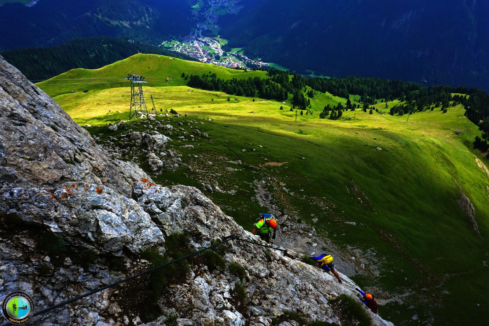 Canyoning - Caving: Via ferrata Col Rodella, Dolomites