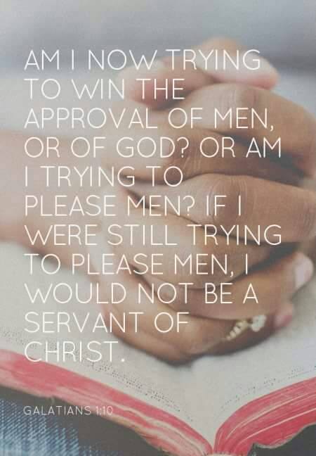 Living for God: Please God, not People!