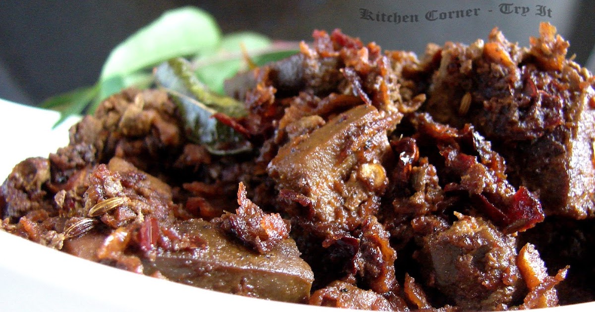 Karal Ularthiyathu/Mutton Liver Pepper Fry