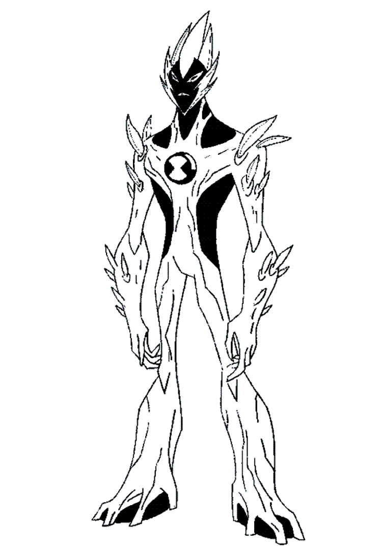 Desenhos do Ben 10 para Colorir e Imprimir - Desenhos para Colorir e ...