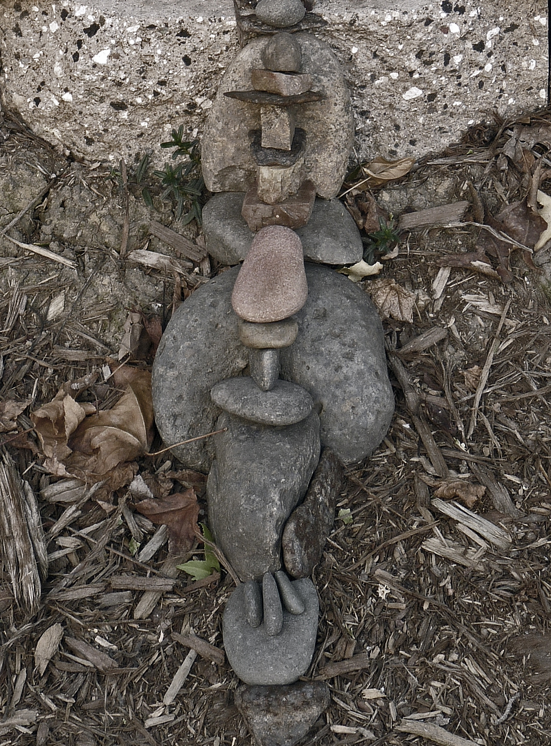 The Blue Elephant: Stacking Rocks