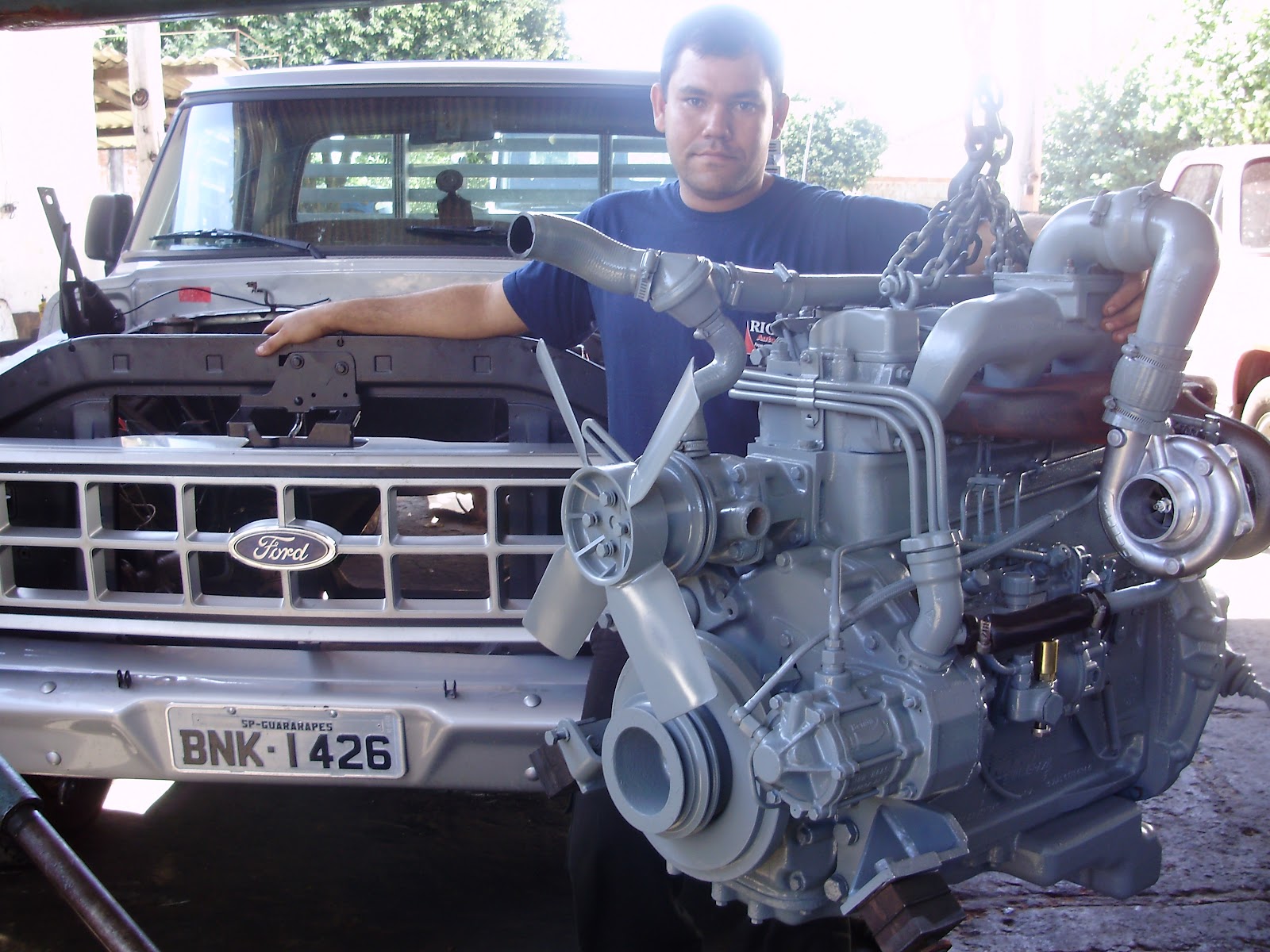 Oficina do Jú: Motor MWM 229 4 Cilindros